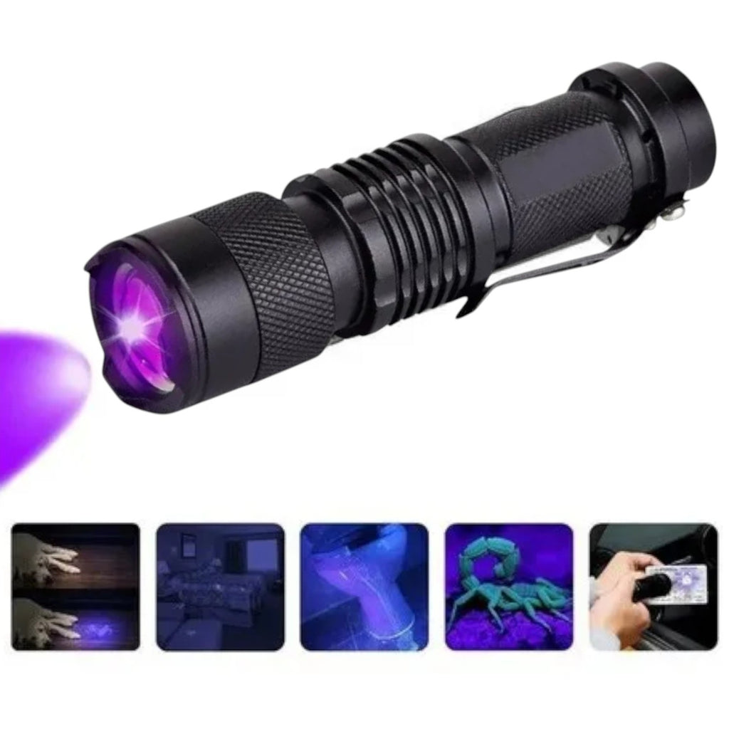 Linterna Luz UV Portatil Verifica Manchas Invisibles – AML COMERCIALIZADORA